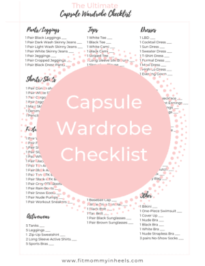 How To Build A Capsule Wardrobe + FREE Capsule Wardrobe Checklist | Fit ...