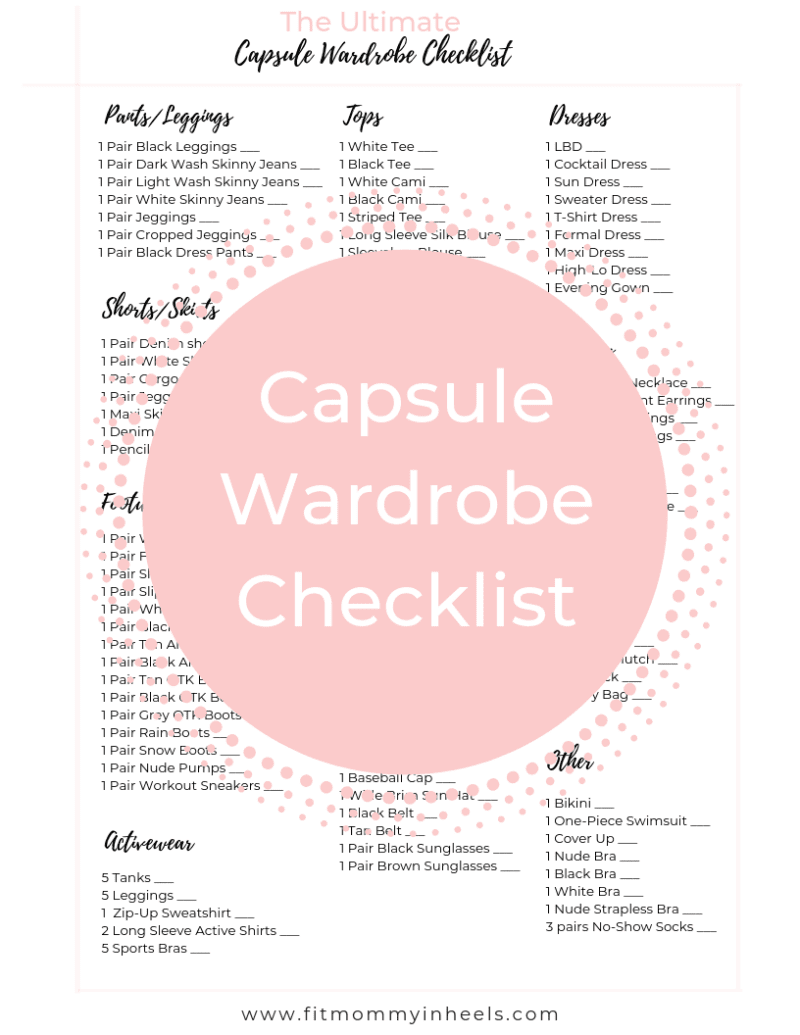 How To Build A Capsule Wardrobe + FREE Capsule Wardrobe Checklist | Fit ...